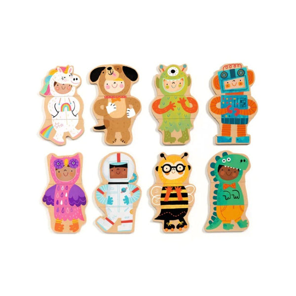 Djeco Magnetic's Fancy-Up Fridge Magnets – camelot kids